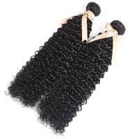 China 8 Inch Jerry Curly Bundles with Free Part Closure 100% Virgin Peruvian Human Hair Extensions for Women for sale