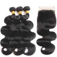 China 10A Grade Unprocessed Cambodian Body Wave Human Hair Weave 8-40 Inch Double Weft for sale