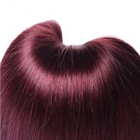 China Silky Straight Virgin Brazilian 100 Human Hair Extensions 99J Color 10-30 Inch for sale