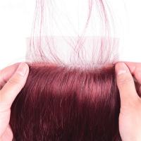 China Silky Straight Virgin Brazilian 100 Human Hair Extensions 99J Color 10-30 Inch for sale