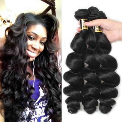 China 8A Grade Virgin Indian Human Hair Weave 8-30 Inch No Split End for Black Women for sale