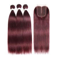 China 99J Color 100% Real Human Hair Ombre Hair Extensions for Ladies 10A Grade 8-40 Inch for sale