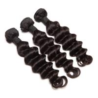 China Deep Loose Wave Brazilian Hair Extensions 30 Inch 100g 10A Grade Virgin Remy Human Hair for sale