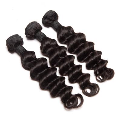 China Deep Loose Wave Brazilian Hair Extensions 30 Inch 100g 10A Grade Virgin Remy Human Hair for sale