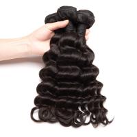 China Deep Loose Wave Brazilian Hair Extensions 30 Inch 100g 10A Grade Virgin Remy Human Hair for sale