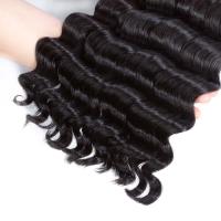 China Deep Loose Wave Brazilian Hair Extensions 30 Inch 100g 10A Grade Virgin Remy Human Hair for sale