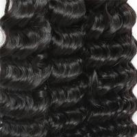 China Virgin Peruvian Deep Wave Human Hair / Peruvian Hair Body Wave Bundles for sale
