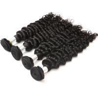 China Virgin Peruvian Deep Wave Human Hair / Peruvian Hair Body Wave Bundles for sale