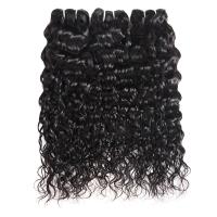 China 100% Raw Unprocessed Peruvian Human Water Wave Hair Full Cuticle Aligned for sale