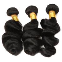 China 100% Human Virgin Peruvian Human Hair Weave Double Weft No Shedding for sale