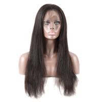 China 360 Lace Front Human Hair Wig 150% Density Brazilian Straight 8-26 Inches for sale