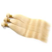 China 100% Brazilian Virgin Hair Straight Weave #613 Blonde 12-26 Inch Easy to Dye for sale