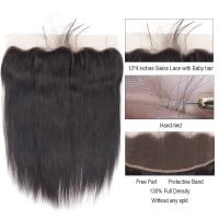 China 100% Malaysian Human Hair Lace Frontal 13x4 10A Grade 8-24 Inch for sale
