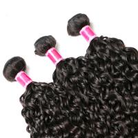 China 10A Grade Water Wave Virgin Human Hair Bundles 8-40 Inch Natural Color Double Weft for sale