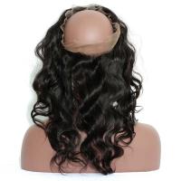 China Body Wave 360 Lace Frontal 100% Brazilian Virgin Hair 9A Grade 8-24 Inch for sale