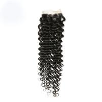 China 100% Brazilian Virgin Hair Deep Curly Human Hair Bundles Natural Black 8-30 Inch 100g for sale