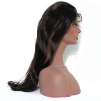 China 110g-150g 100% Brazilian Virgin Hair 360 Lace Frontal No Shedding 24 Inch for sale