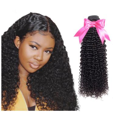 China 10A Grade Indian Remy Human Hair Extensions 22 Inch Kinky Curly Double Weft Bundles for sale