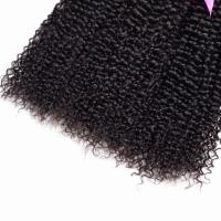 China 10A Grade Indian Remy Human Hair Extensions 22 Inch Kinky Curly Double Weft Bundles for sale