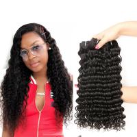 China Deep Curl 100% Virgin Indian Hair Weave Unprocessed Human Hair 10A Grade 18 Inch for sale