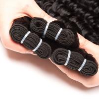 China Deep Curl 100% Virgin Indian Hair Weave Unprocessed Human Hair 10A Grade 18 Inch for sale