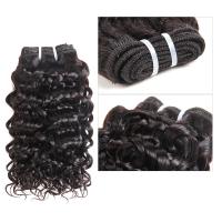 China Virgin 100% Malaysian Human Hair Bundles Deep Curly 10A Grade 8-30 Inch Extensions for sale