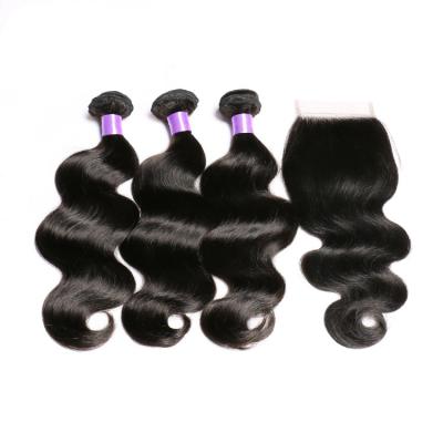 China 24 26 28 Inch Peruvian Body Wave Human Hair Weave Full Head Tight Thick Virgin Remy for sale