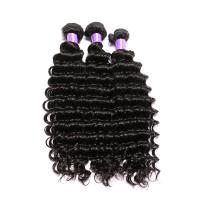 China Cuticle Aligned Hair Deep Wave Unprocessed Virgin Peruvian Hair for sale