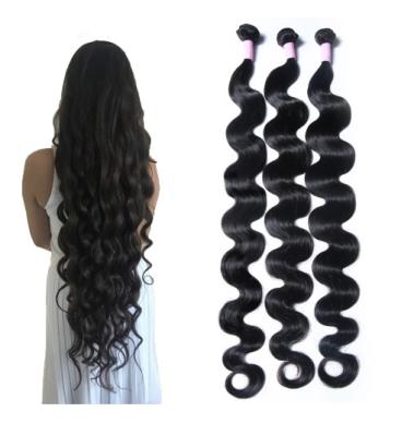 China 30 Inch Body Wave Indian Human Hair Weave 100g 10A Grade Virgin Hair Extensions for sale