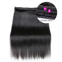 China 22 Inch Cambodian Virgin Hair Straight Bundles with Front No Shedding 10A Grade for sale