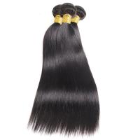 China Straight 13x4 Lace Front Virgin Brazilian Hair 3 Bundles Natural Color 10A Grade 18 Inch for sale