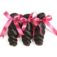 China 12A Grade Peruvian Virgin Hair Weave Unprocessed Raw Loose Wave Hair Extension 100g 18 Inch for sale