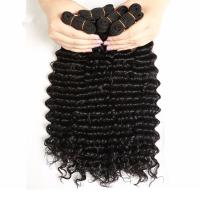 China 100% Virgin Malaysian Deep Curly Hair Extensions 10A Grade Natural Color 8-40 Inch No Chemical for sale