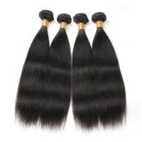 China 30 Inch 4 Bundles Peruvian Virgin Human Hair Weave with Closure Straight 10A Grade for sale
