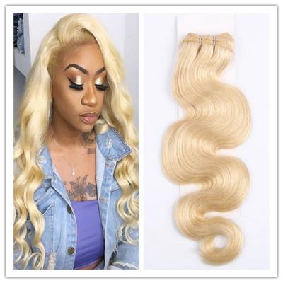 China 613 Blonde 100% Virgin Cambodian Wavy Hair Extensions 10A Grade 8-30 Inch Full Thick Ends for sale