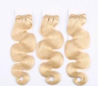 China 613 Blonde 100% Virgin Cambodian Wavy Hair Extensions 10A Grade 8-30 Inch Full Thick Ends for sale