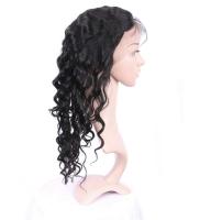China 360 Lace Closure Peruvian Human Hair Weave with Bundles 10A Grade Virgin Hair 8-24 Inch Natural Color for sale
