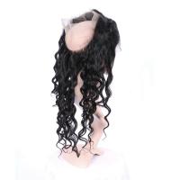 China 360 Lace Closure Peruvian Human Hair Weave with Bundles 10A Grade Virgin Hair 8-24 Inch Natural Color for sale