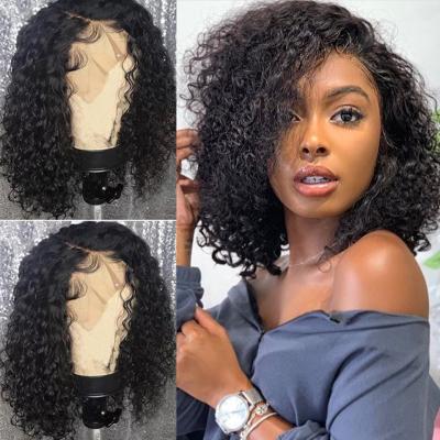 China 10A Grade 10 Inch Lace Closure Bob Wig 100% Virgin Human Hair Natural Color for sale