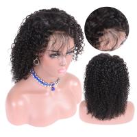 China 10A Grade 10 Inch Lace Closure Bob Wig 100% Virgin Human Hair Natural Color for sale