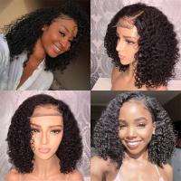China 10A Grade 10 Inch Lace Closure Bob Wig 100% Virgin Human Hair Natural Color for sale