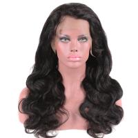 China Body Wave 100% Peruvian Human Hair Full Lace Wig 150 Density with Baby Hair for sale