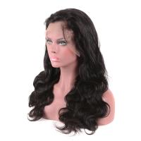 China Body Wave 100% Peruvian Human Hair Full Lace Wig 150 Density with Baby Hair for sale