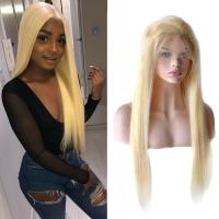 China 613 Blonde Silky Straight Full Lace Human Hair Wig 10A Grade 8-26 Inch for sale