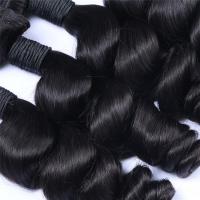 China Natural Color Loose Wave Malaysian Virgin Hair Extensions 10A Grade 8-40 Inch Full Cuticle Aligned for sale