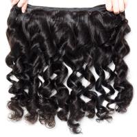 China Natural Color Loose Wave Malaysian Virgin Hair Extensions 10A Grade 8-40 Inch Full Cuticle Aligned for sale