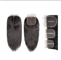 China Straight Cambodian Virgin Hair Lace Closure 4x4 5x5 6x6 Natural Color 8-24 Inch for sale