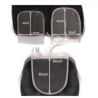 China Straight Cambodian Virgin Hair Lace Closure 4x4 5x5 6x6 Natural Color 8-24 Inch for sale
