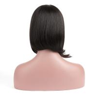 China 100% Virgin Human Hair Bob Full Lace Wig 10A Grade with Baby Hair 10-18 Inch for sale