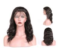 China 360 Lace Frontal Wig Brazilian Human Hair Body Wave 150% Density 8-26 Inch for sale